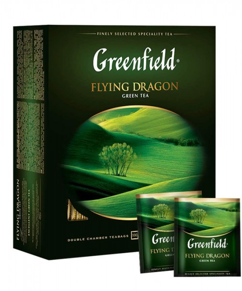 Greenfield Flying Dragon Tea 100 x 2 g - Green Tea Delivery Moldova